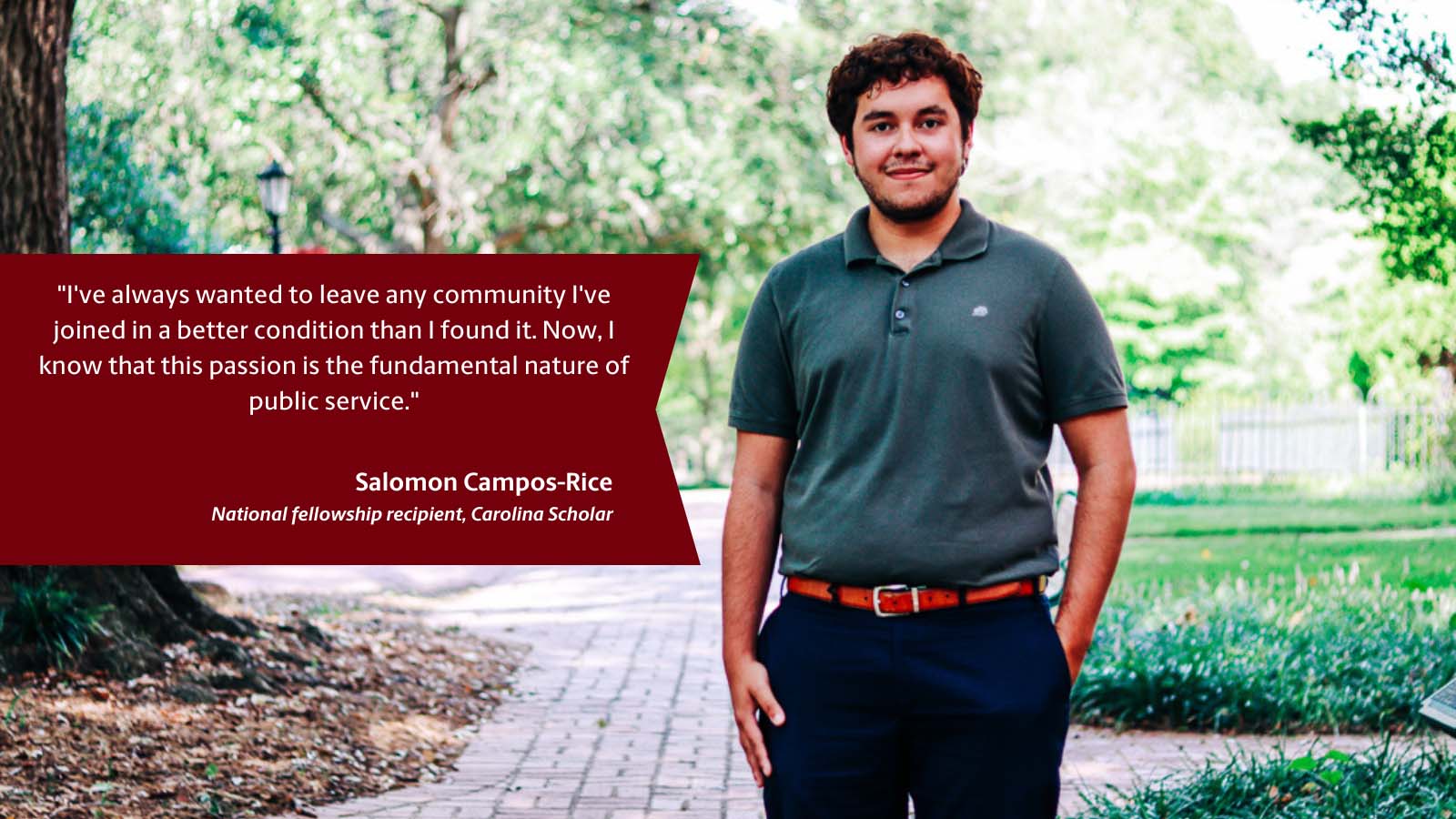 Finding a voice through public service - National Fellowships and ...