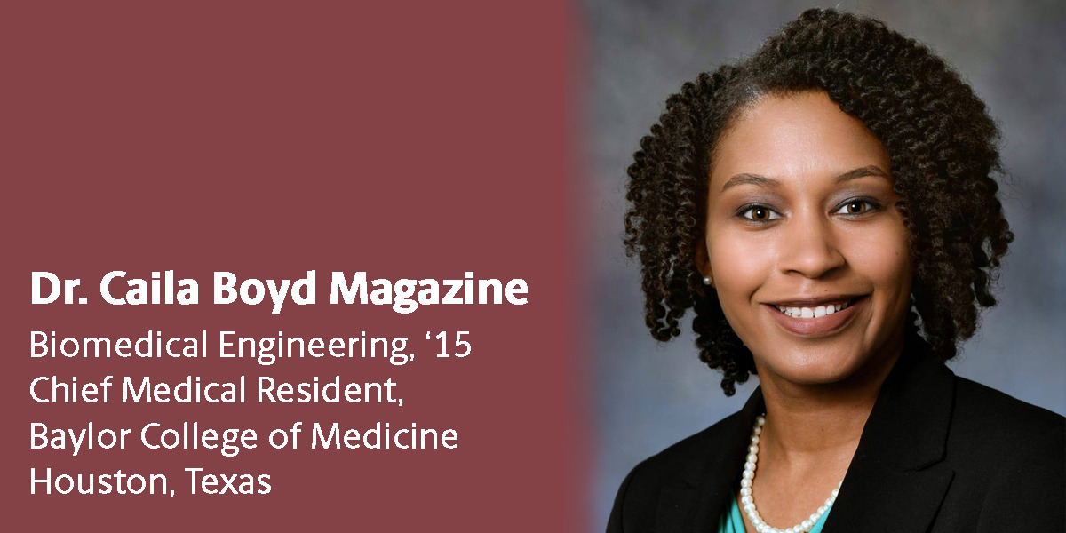 Alumni Q&A: Dr. Caila Boyd Magazine, '15 - Molinaroli College of ...