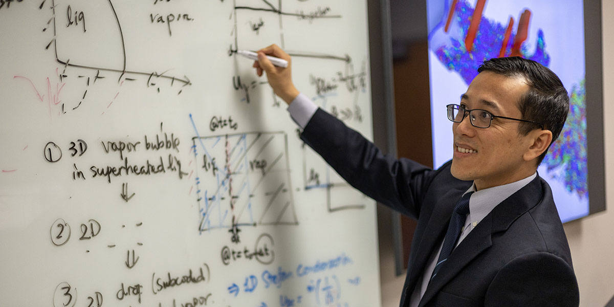 Ling uses NSF CAREER Award for spray simulations and multi-phase flows ...