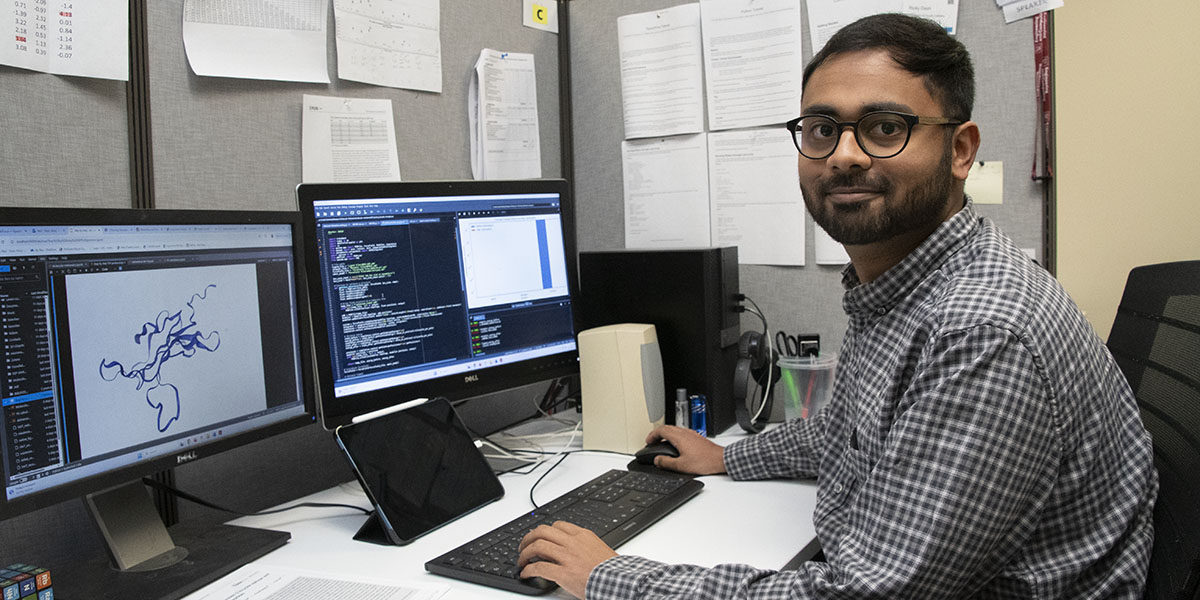 Ph.D. student pursues the intersection of biomedical science and AI ...