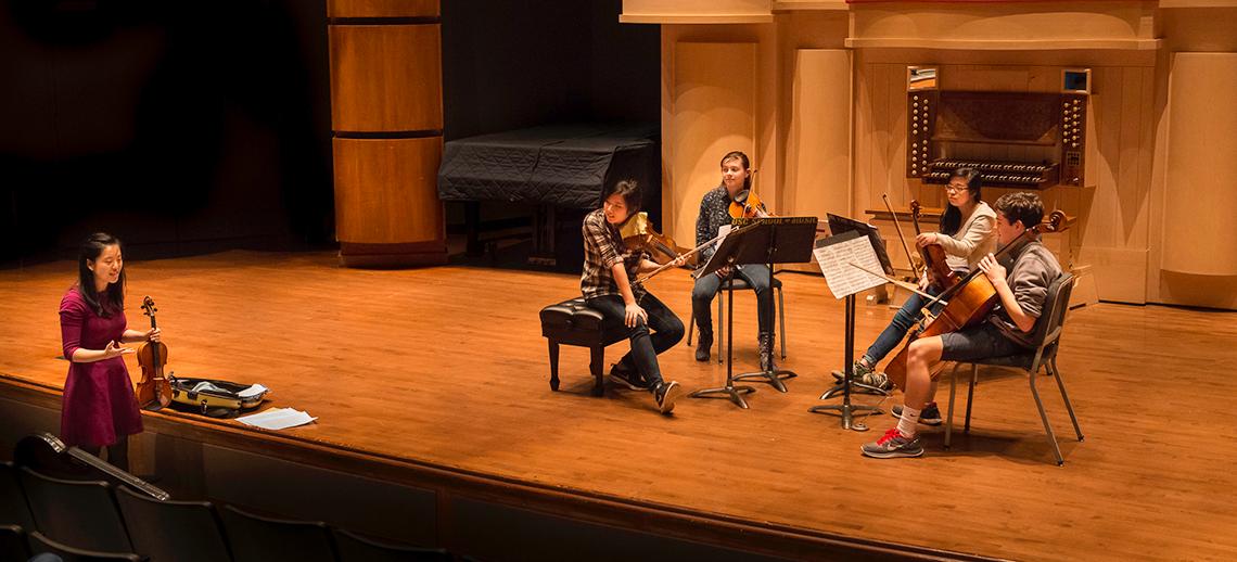 The Biscopink String Quartet wins first prize in USC’s Chamber Music ...