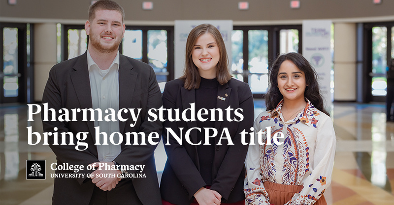 Pharmacy students bring home NCPA business competition title - College ...